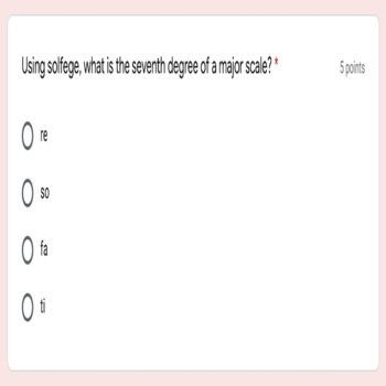 Google Classroom DIGITAL Music Theory Lesson 31: The Major Scale - Self ...