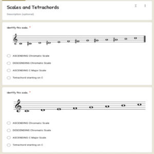 Google Classroom DIGITAL Music Theory Lesson 32 TEST UNIT 8 - Self ...