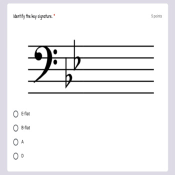 Google Classroom DIGITAL Music Theory Lesson 36: Key Signatures - Self ...