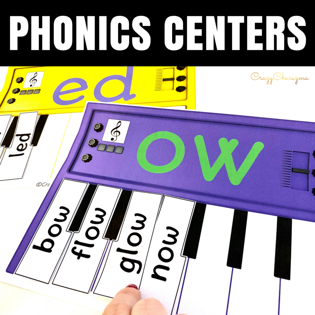 Phonics Games Review CVC Word Families Short and Long Vowels Bundle ...