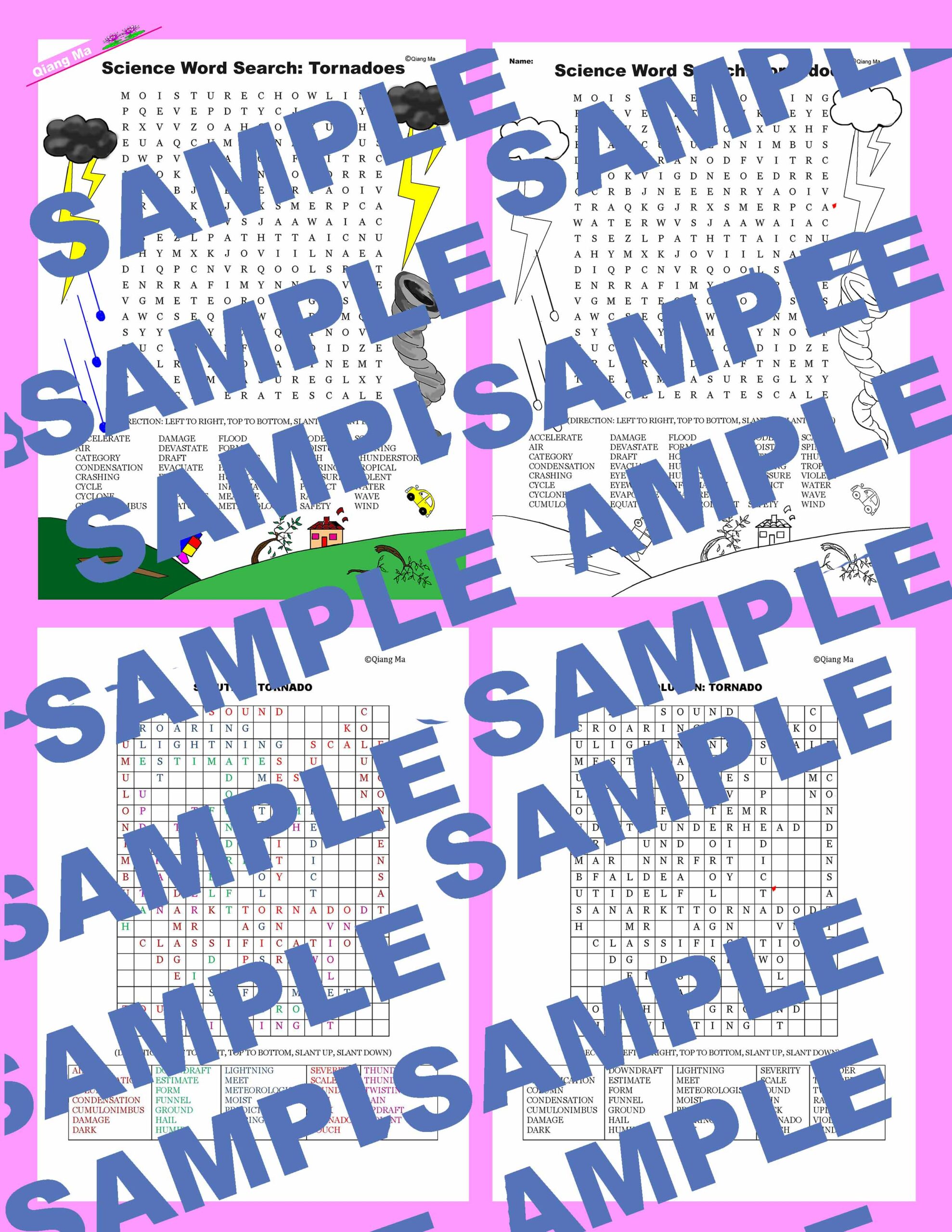 Science Word Search: Tornadoes | Made By Teachers