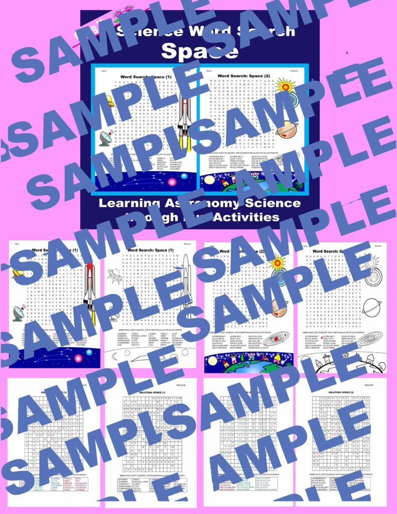 Science Word Search: Space | Made By Teachers