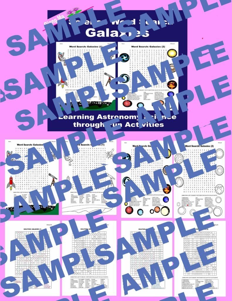 Science Word Search: Galaxies | Made By Teachers