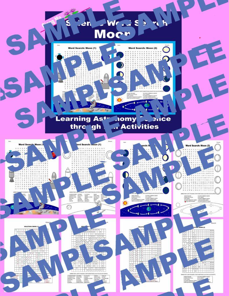 Science Word Search: Moon | Made By Teachers