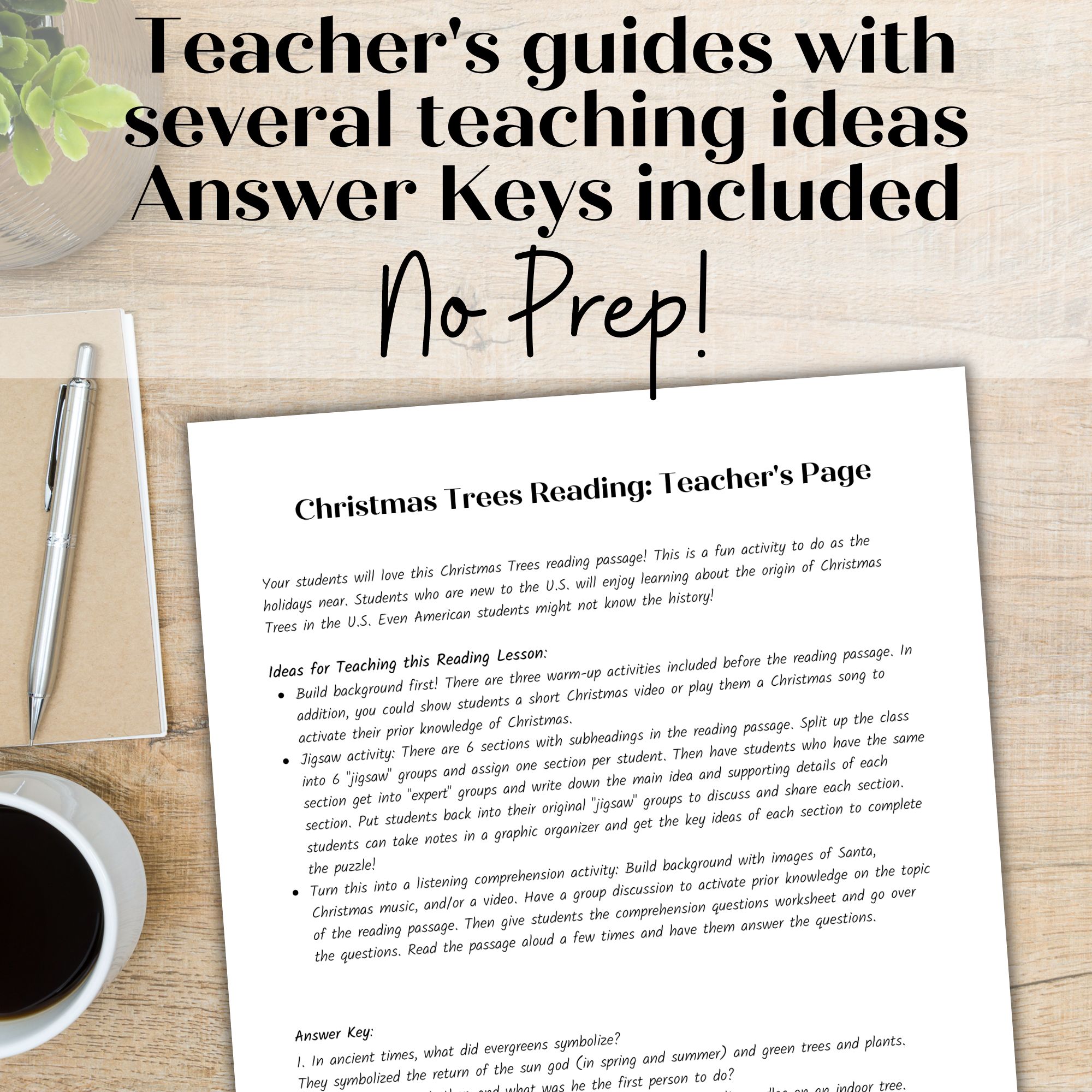 Thanksgiving and Christmas Holiday Reading Comprehension and Activities ...