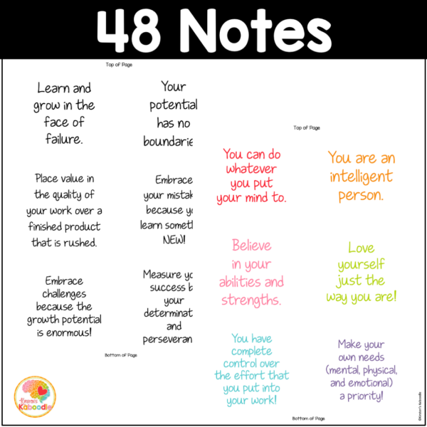 Positive Notes for Students | Encouraging Digital Stickers | Sticky ...