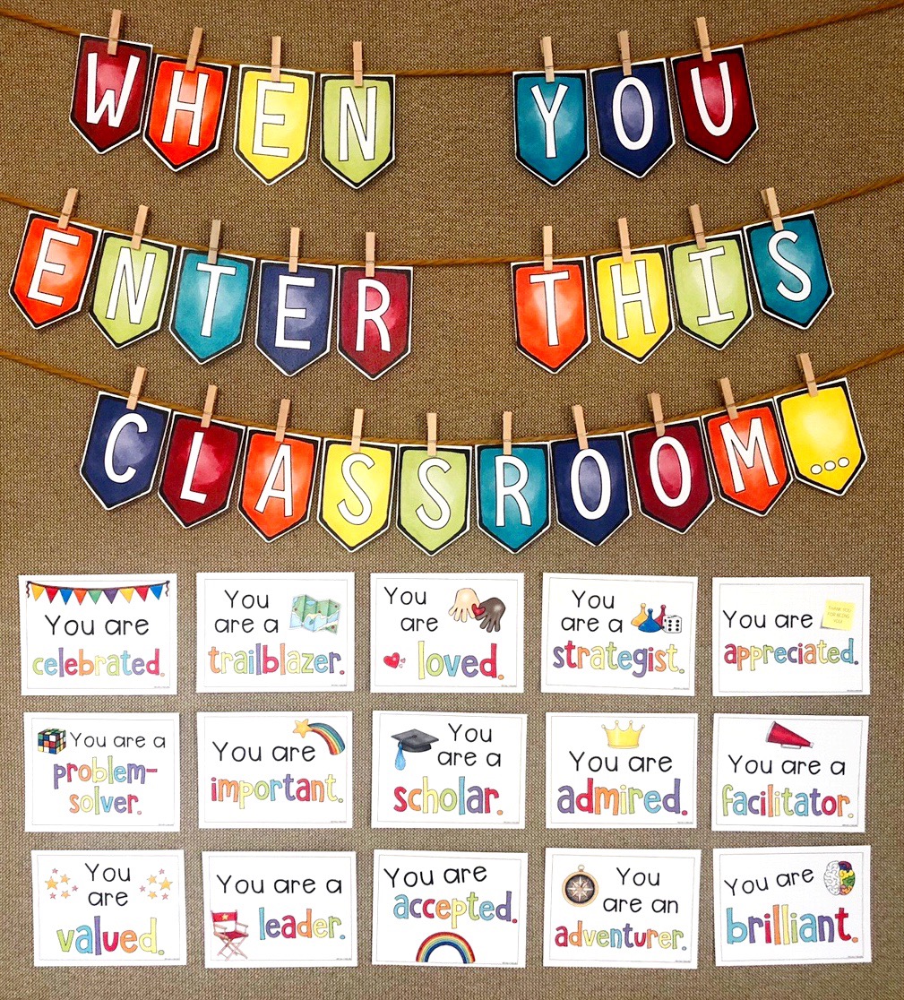 When You Enter This Classroom... Community-Building Bulletin Board for ...