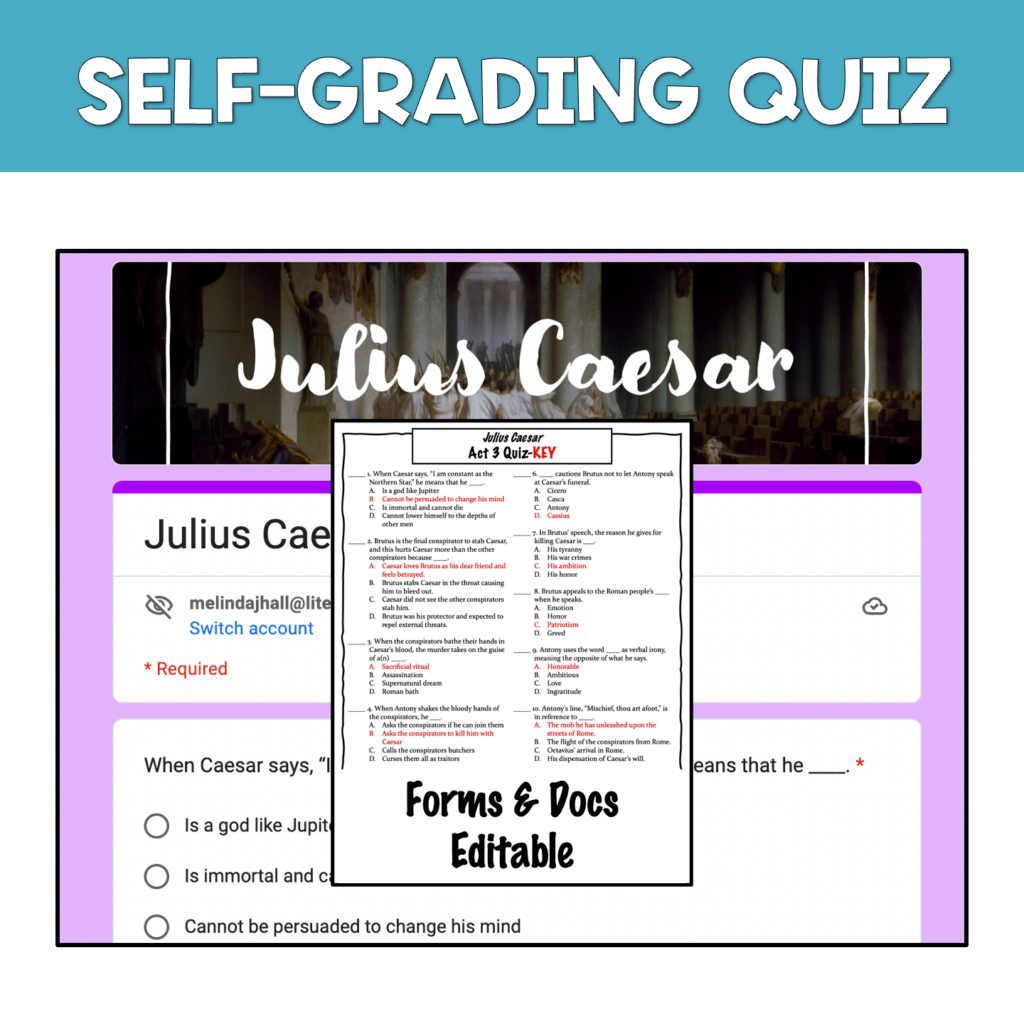 Julius Caesar Act 3 - Lessons for Act Three of Shakespeare's Play ...