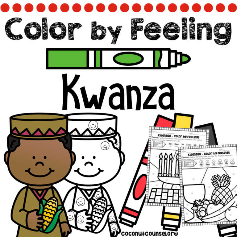 Kwanzaa Color by Feeling Worksheets | Made By Teachers