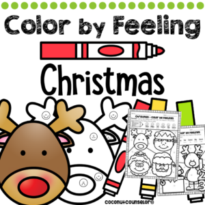Christmas Color by Feeling Worksheets | Made By Teachers