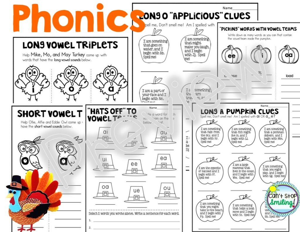 Thanksgiving Activities Math and Language Arts 2nd Grade - Made By Teachers