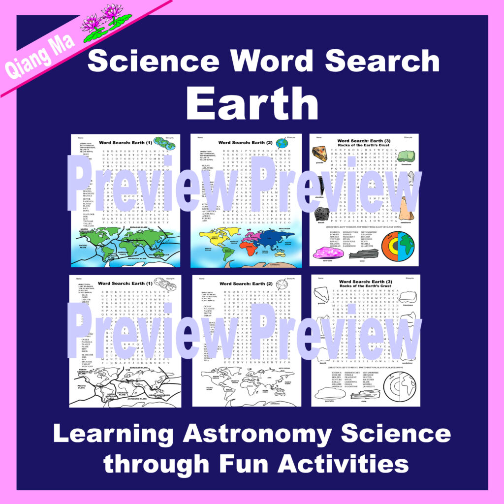 Science Word Search: Earth - Made By Teachers