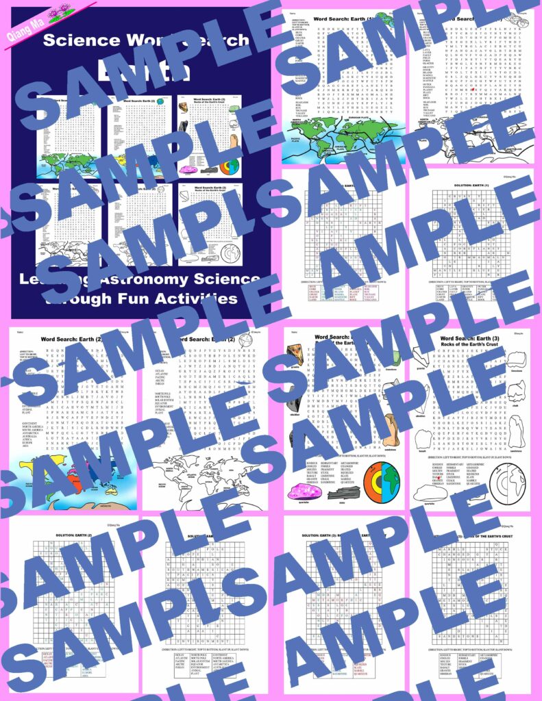 Science Word Search: Earth | Made By Teachers