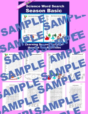 Science Word Search: Seasons Basic | Made By Teachers