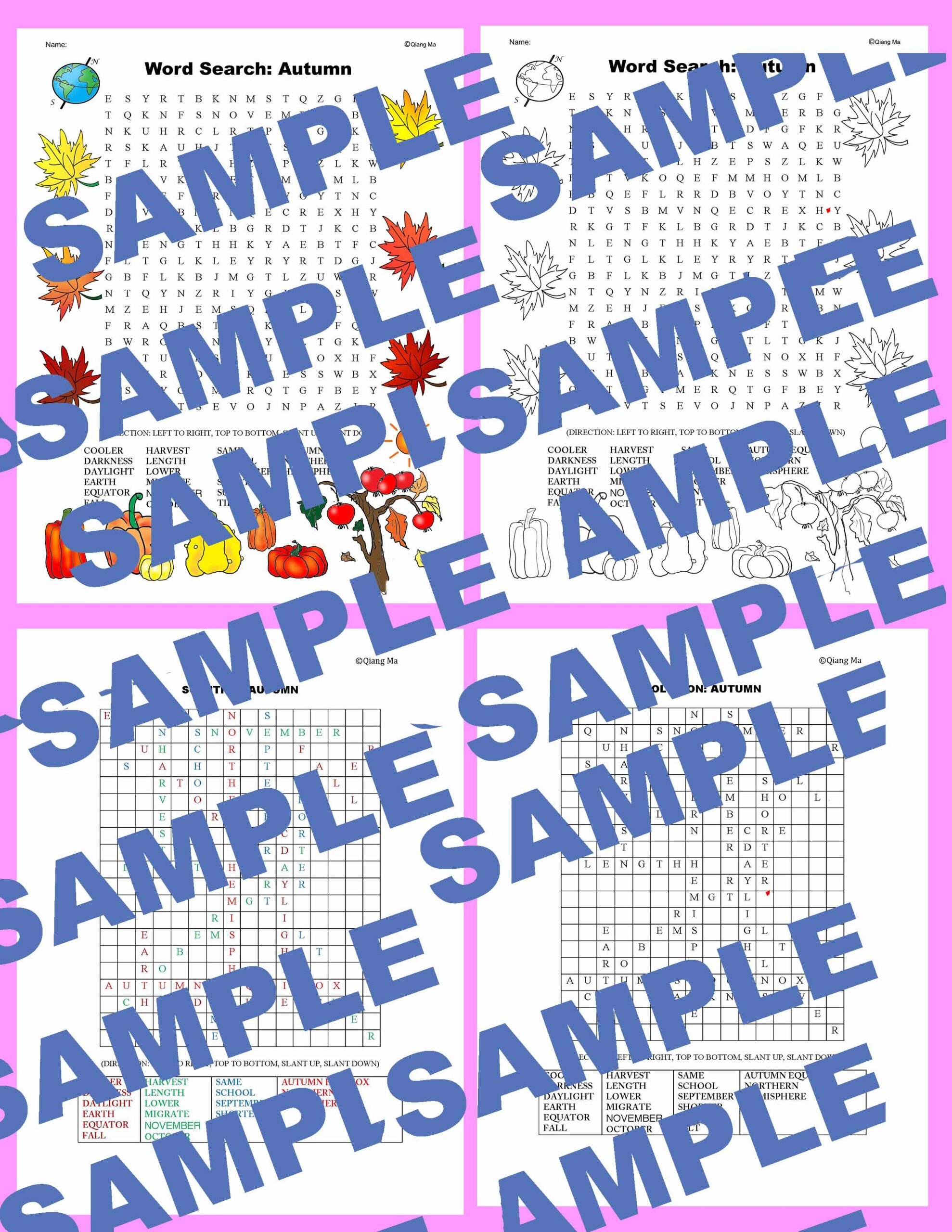 Science Word Search: Autumn | Made By Teachers