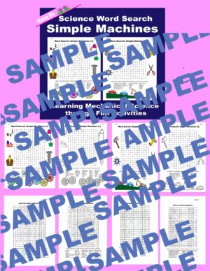 Science Word Search: Simple Machines | Made By Teachers