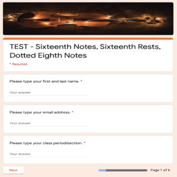 Google Classroom DIGITAL Music Theory Lesson 50 TEST UNIT 12 - Self ...