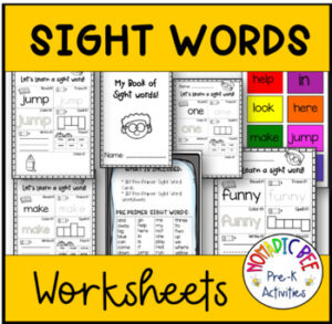 Sight Words Center Games & Worksheets | Made By Teachers