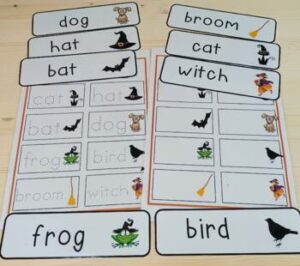 'Room on a Broom' Write the Room Literacy Center and Word cards. | Made ...