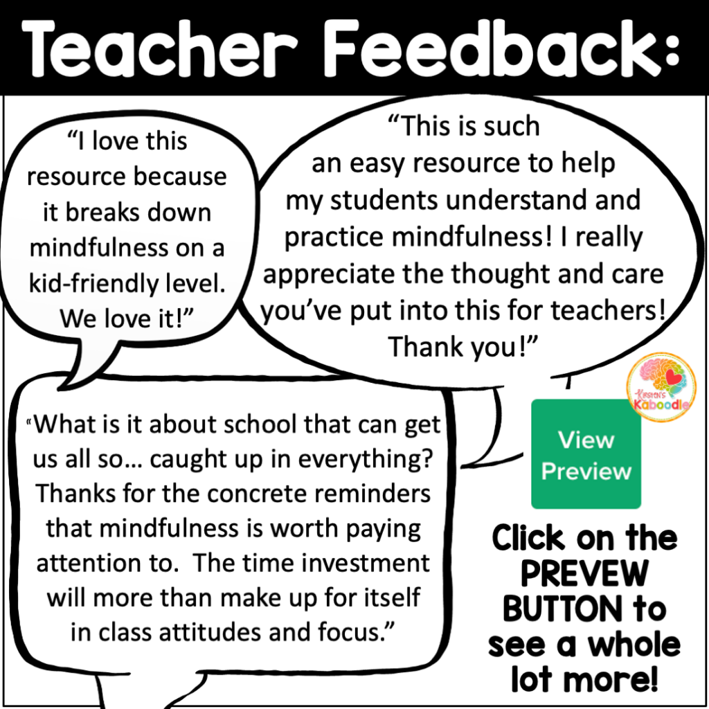 Mindfulness Activities: Mindfulness Lesson & Guided Meditation Scripts ...