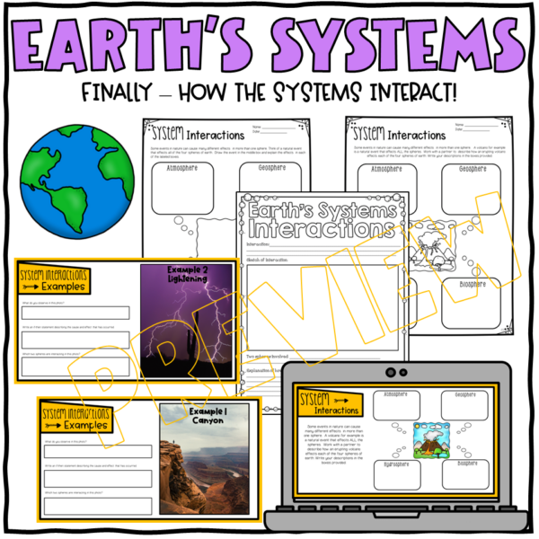 Earth's Systems and Interactions | Made By Teachers