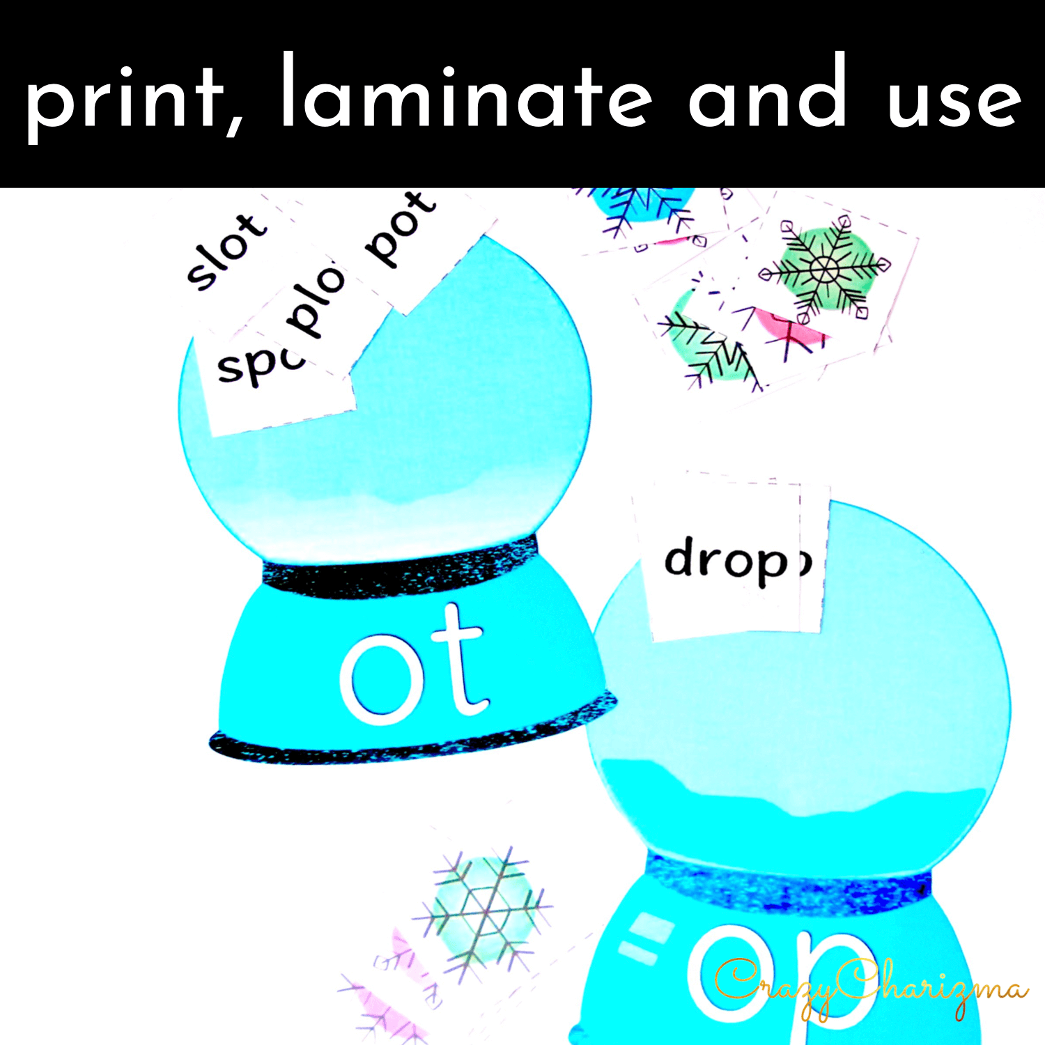 Kindergarten Morning Work Winter Phonics Centers O word families | Made ...