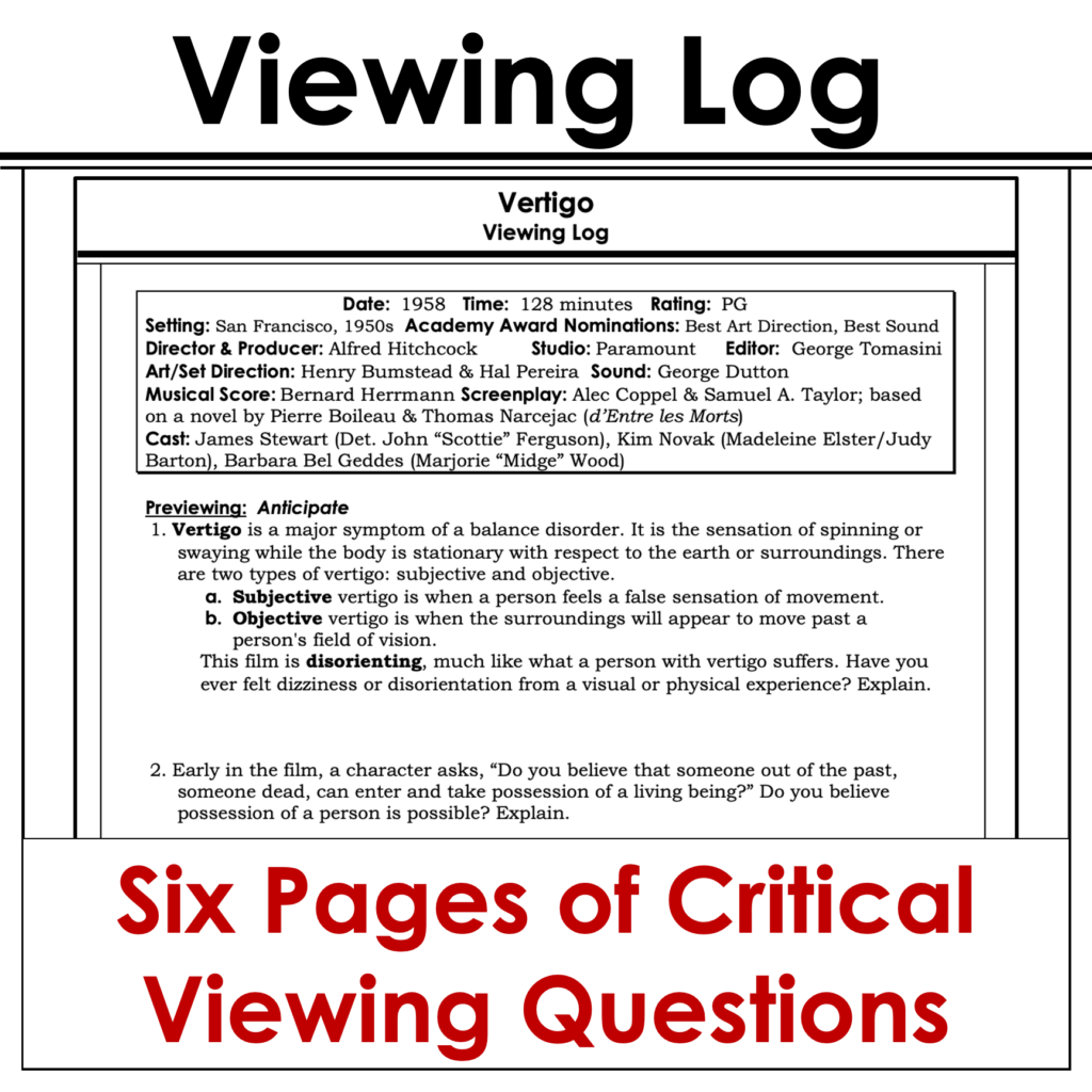 Alfred Hitchcock's Vertigo - Movie Analysis with Director as Auteur ...