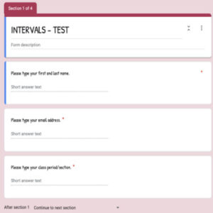 Google Classroom DIGITAL Music Theory Lesson 54 TEST UNIT 13 - Self ...