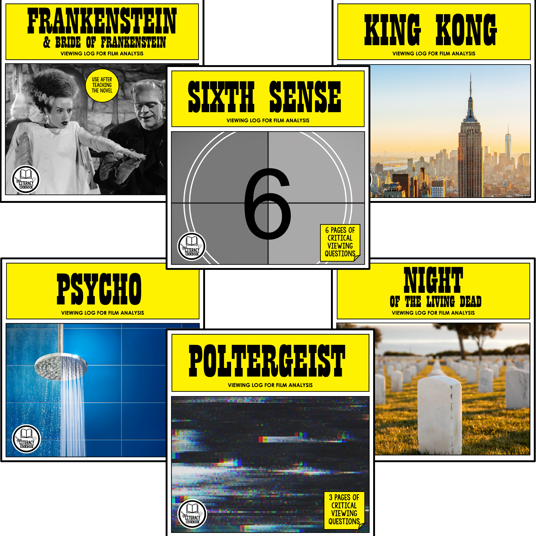 Horror Film Bundle - 7 Movies with Print & Digital Resources | Made By ...