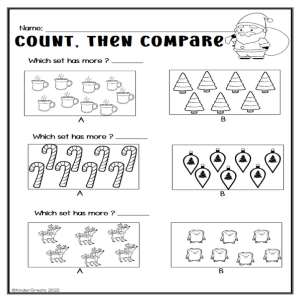 Christmas Math Worksheets No Prep | Made By Teachers