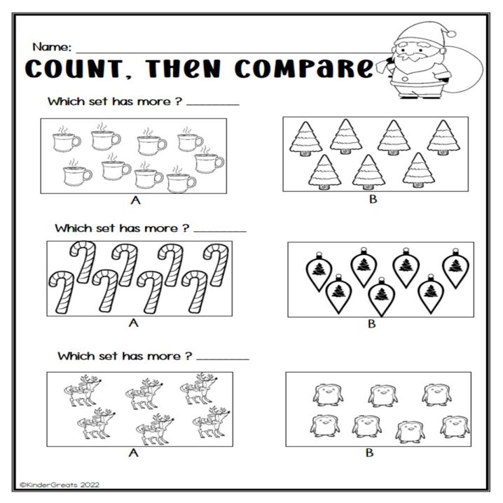 Christmas Math Worksheets No Prep | Made By Teachers