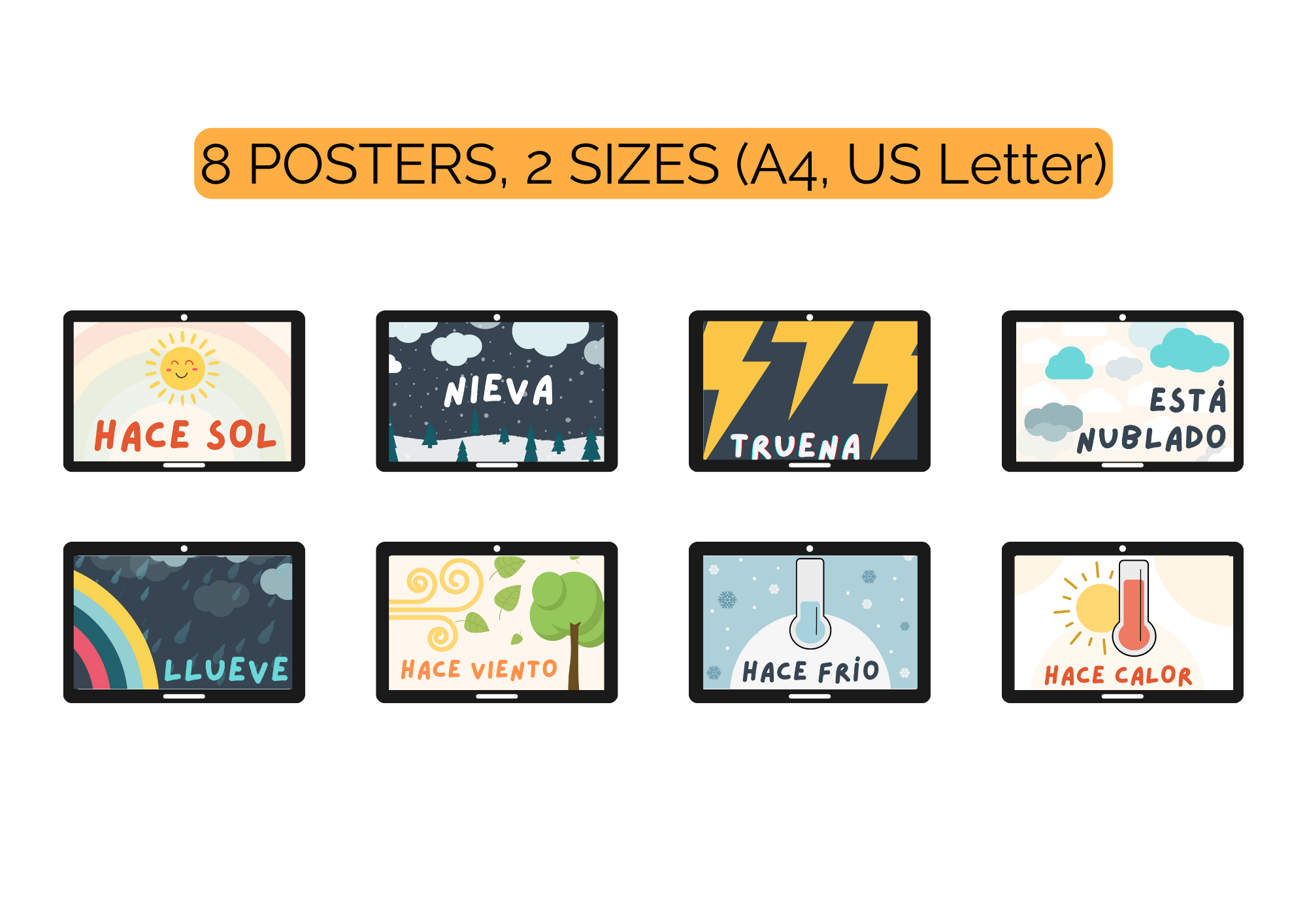 El tiempo Classroom Decor (Spanish) - Elementary & Middle S. Version ...