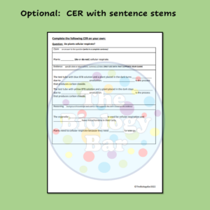 ESL Biology Photosynthesis and Cellular Respiration Lab | Made By Teachers