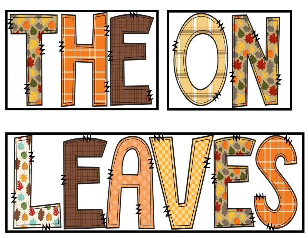 The Leaves on the Trees {Pocket Chart Song} | Made By Teachers