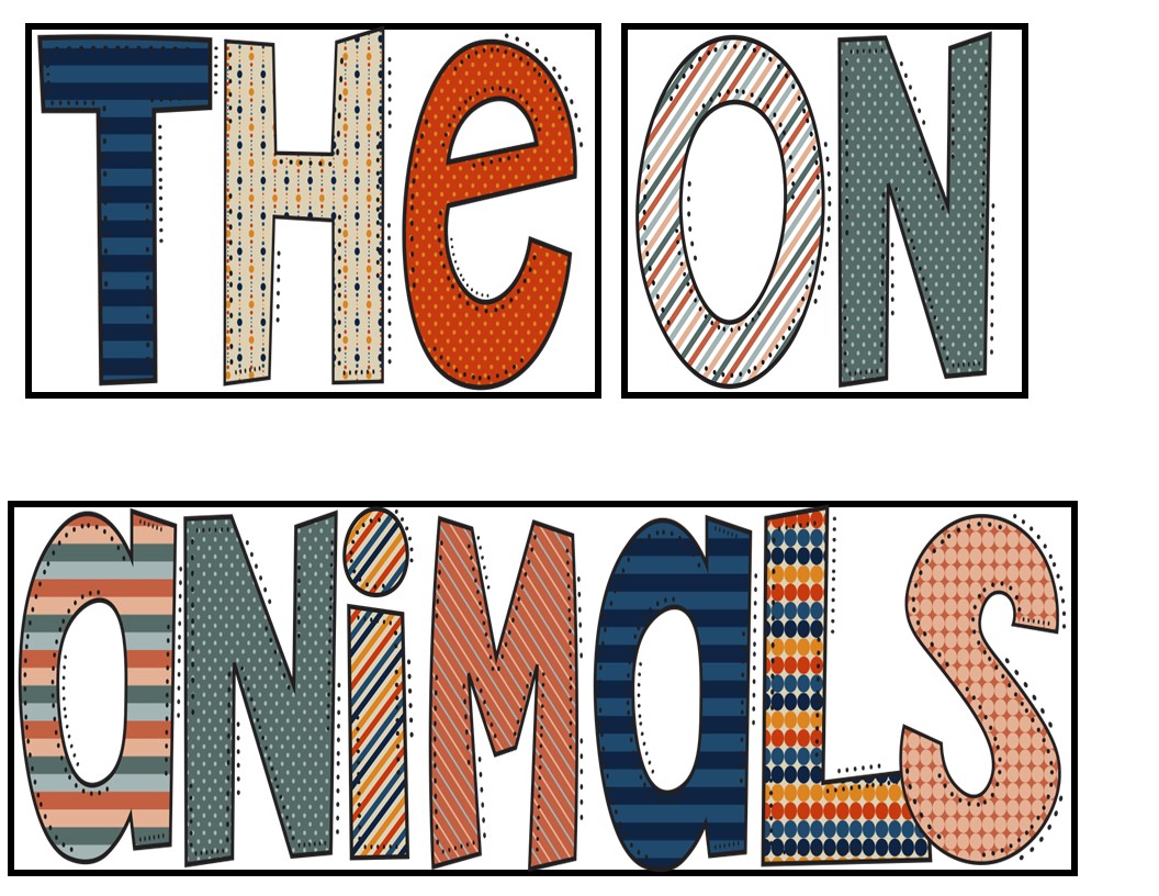 The Animals on the Train {Pocket Chart Song} | Made By Teachers