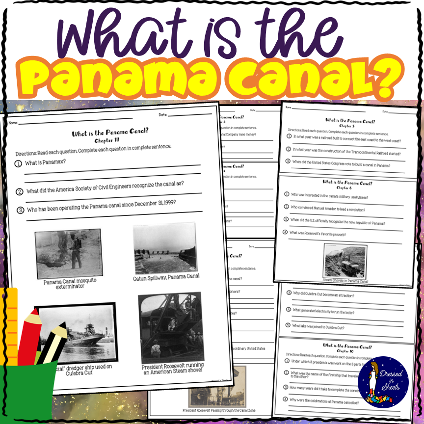 What is the Panama Canal by Janet B Pascal Book Questions - Made By ...