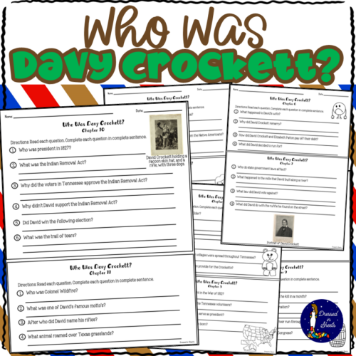 Who Was Davy Crockett? Gail Herman Book Questions | Made By Teachers