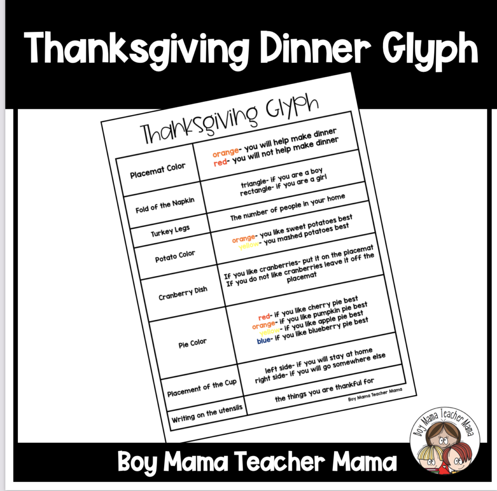 Around the Table: Thanksgiving Number Bond Activity | Made By Teachers