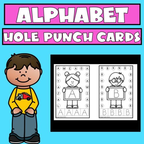 Hole Punch Activities | Alphabet Fine Motor Skills | Made By Teachers