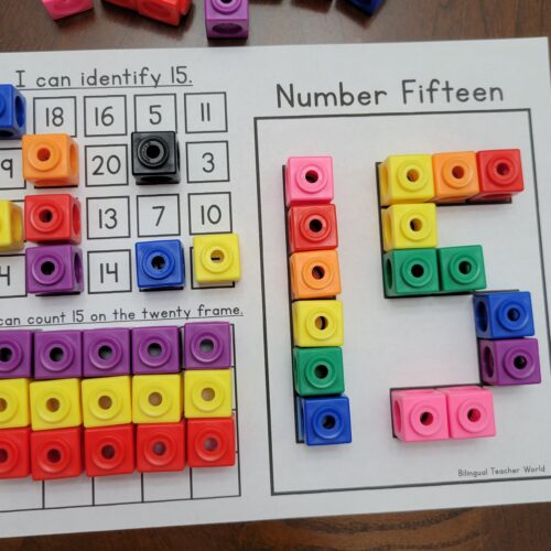 Snap Cube Number Mats | Numbers 1-20 | Made By Teachers