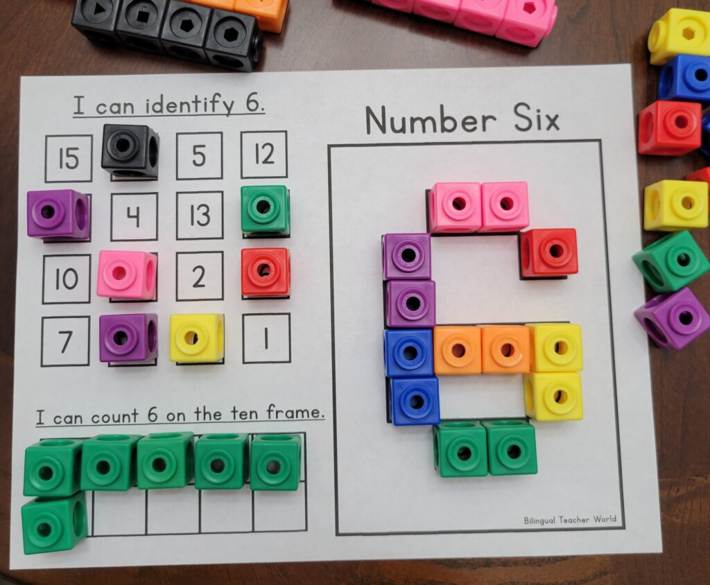 Snap Cube Number Mats | Numbers 1-20 | Made By Teachers