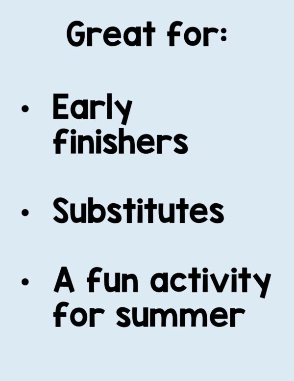 Summer Coordinate Plane Graphing Pictures in Four Quadrants - Made By ...