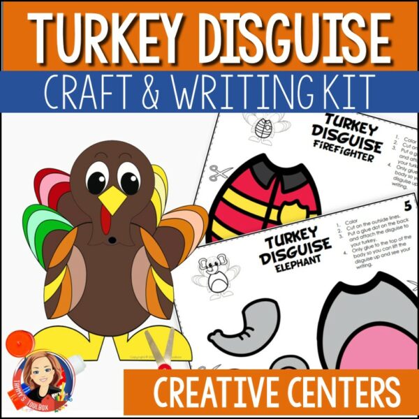 Disguise a Turkey Thanksgiving Craft and Writing Activities | Made By ...