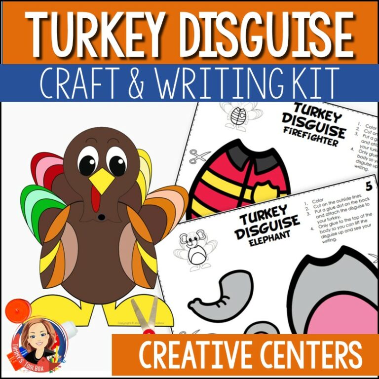 Disguise a Turkey Thanksgiving Craft and Writing Activities | Made By ...