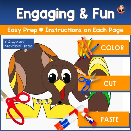 Disguise a Turkey Thanksgiving Craft and Writing Activities | Made By ...