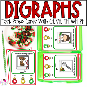 Digraphs - Christmas Activities - SH CH TH WH PH | Made By Teachers