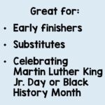 Martin Luther King Jr. Coordinate Plane Graphing Pictures Four Quadrant ...