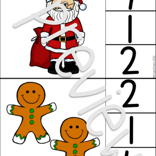 Christmas Number Clip Cards 1 to 20 | Made By Teachers