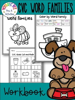 CVC Word Families Workbook | Made By Teachers