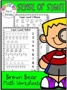 'Brown Bear, Brown Bear' Math Worksheets - Made By Teachers